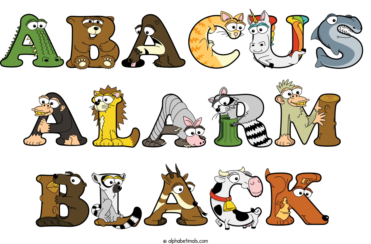 Alphabetimals