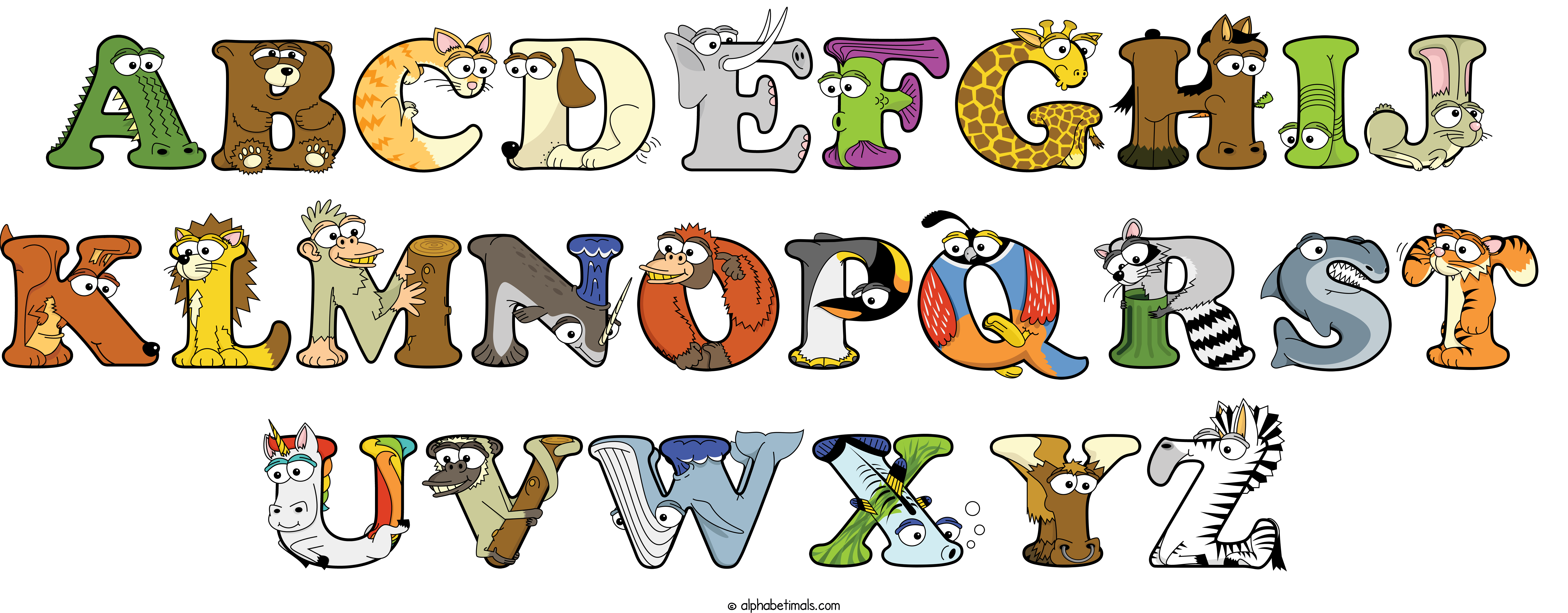 Alphabetimals