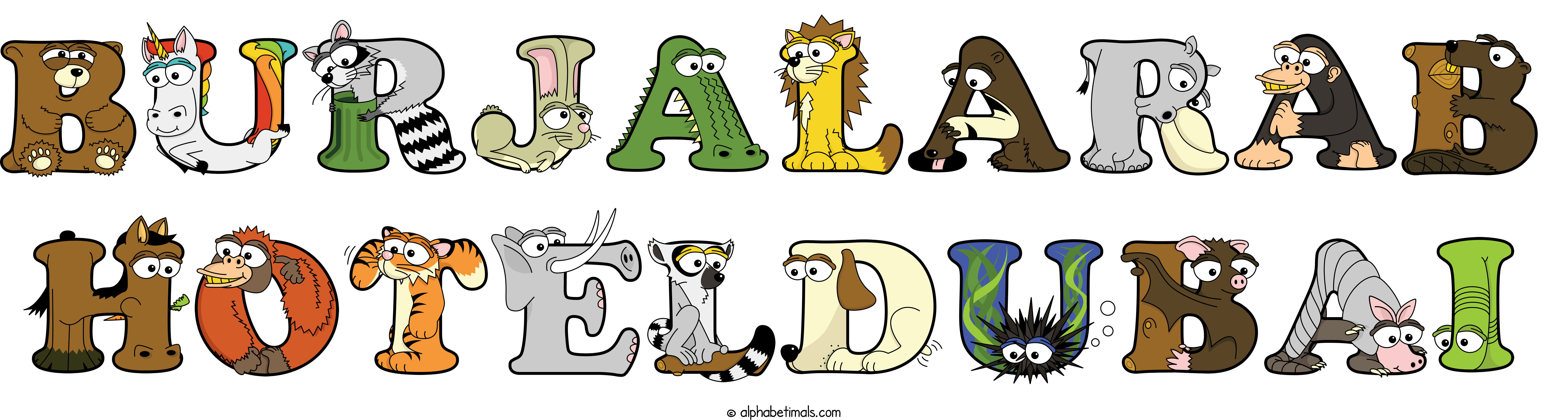 Alphabetimals