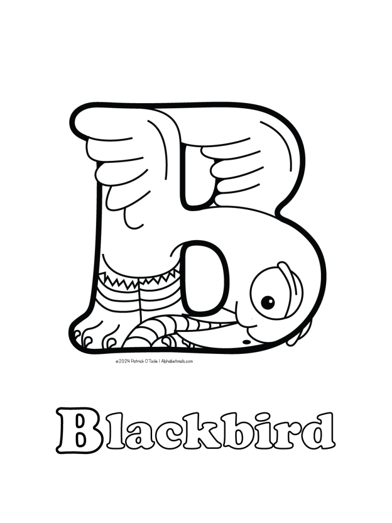 Letter B Animals Coloring Archives | Alphabetimals