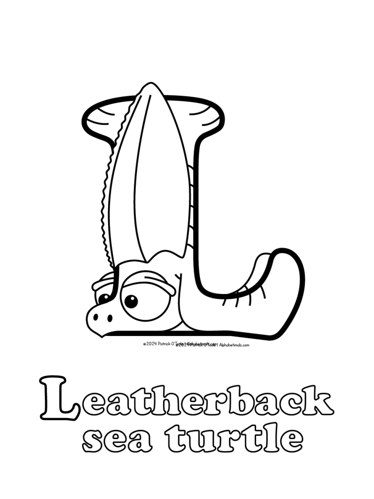 Letter L Animals Coloring Archives | Alphabetimals