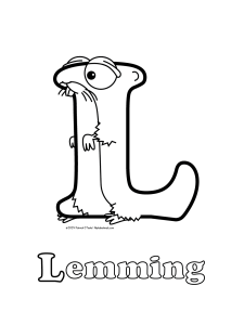 Letter L Animals Coloring Archives | Alphabetimals
