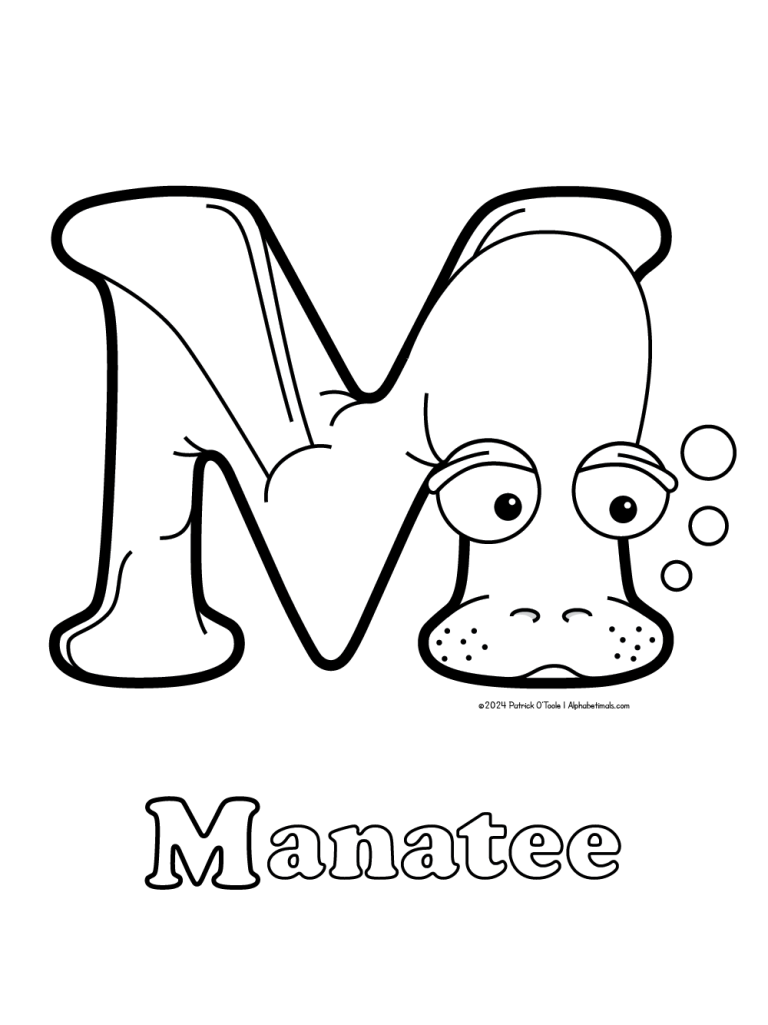 Letter M Animals Coloring Archives | Alphabetimals