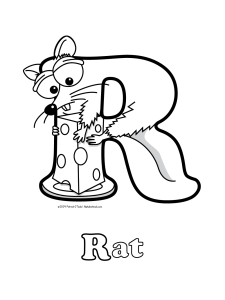 Letter R Animals Coloring Archives | Alphabetimals