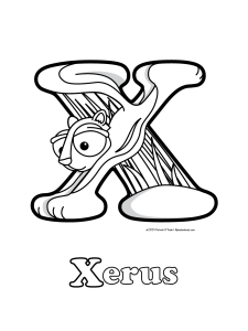 Letter X Animals Coloring Archives | Alphabetimals