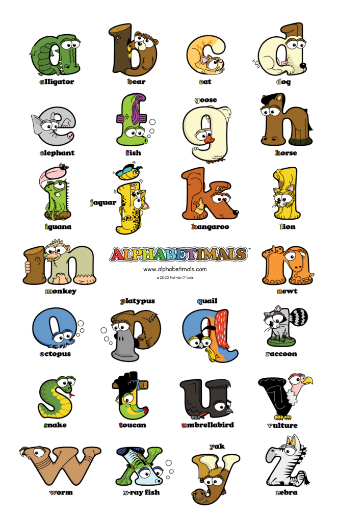 Free Animal ABC Printables | Alphabetimals
