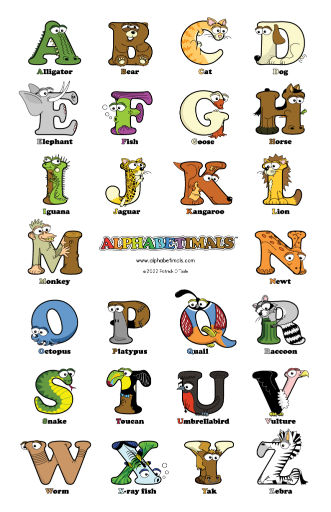Printable Alphabet Posters Archives | Alphabetimals