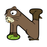 Animals that start with N - Alphabetimals Animal Dictionary