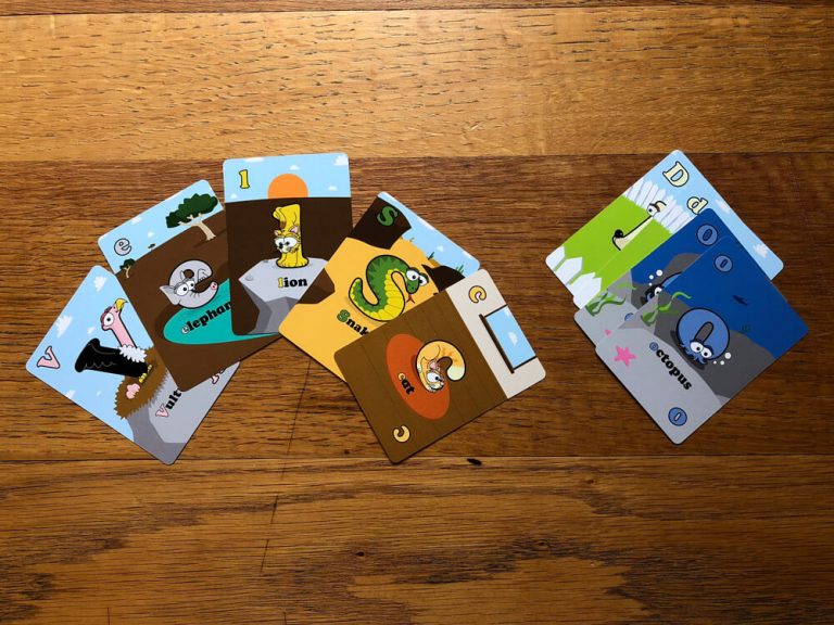 4-in-1 ABC Card Game for Kids | Alphabetimals
